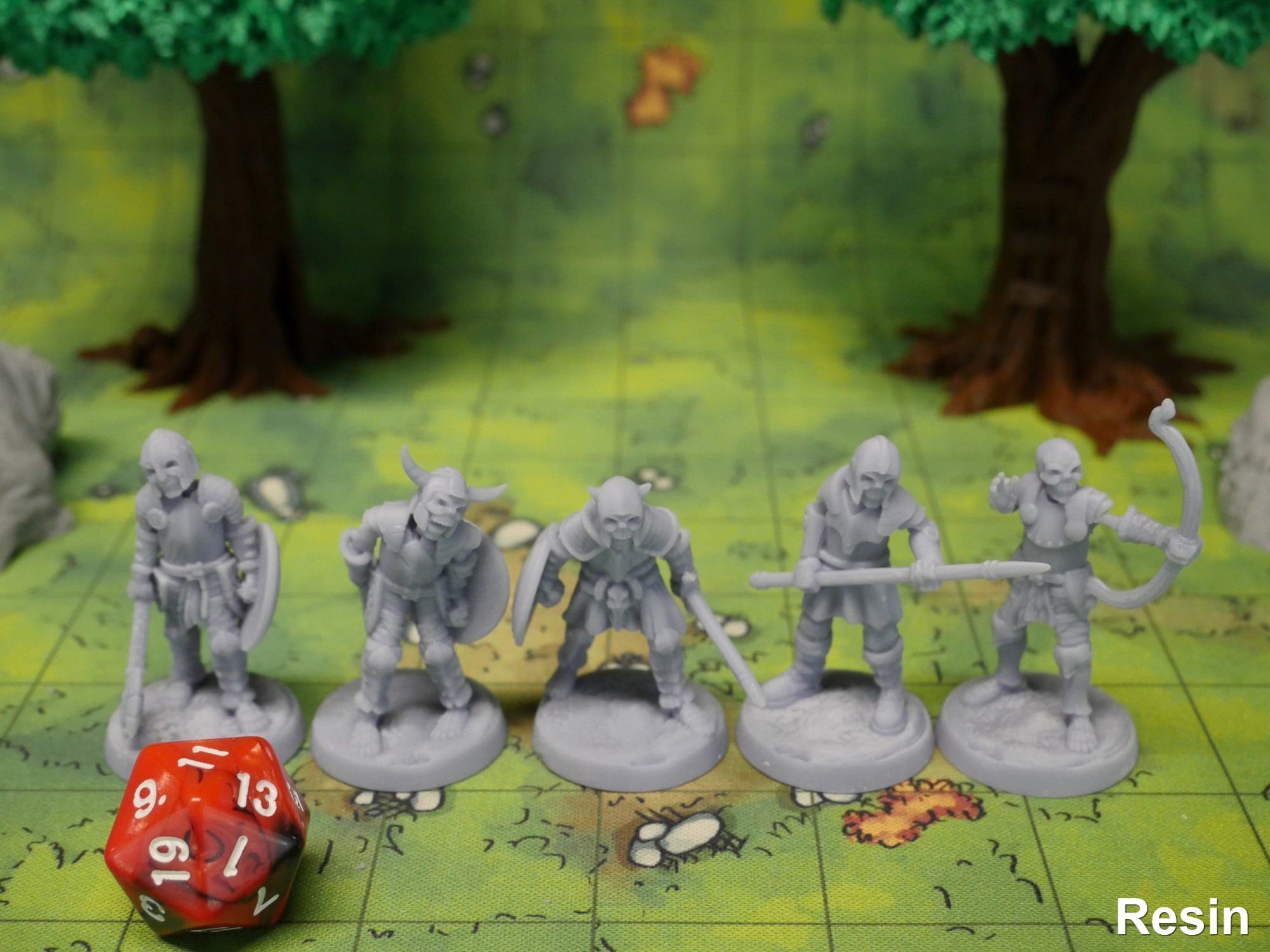 DnD Miniature Skeletons Lost Adventures Dungeons and | Etsy