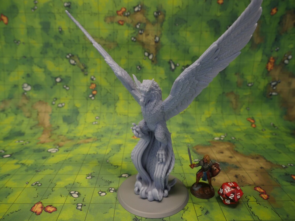 Dnd Miniature Roc Beasts and Baddies Dungeons and | Etsy