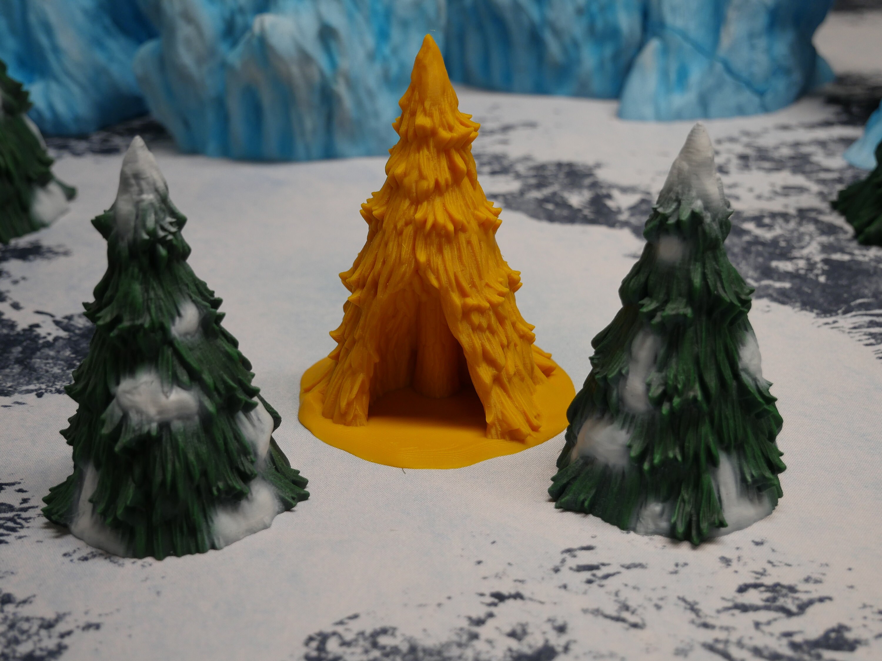 DnD Terrain Snowy Pine Trees Wilds of Wintertide | Etsy