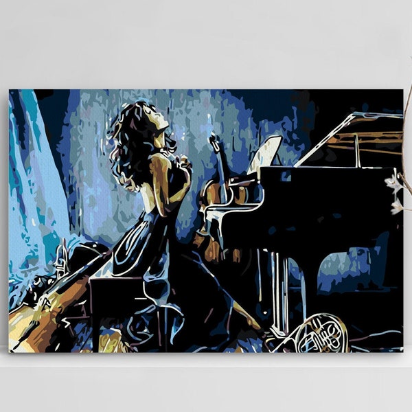 Piano Paint by Number - Etsy
