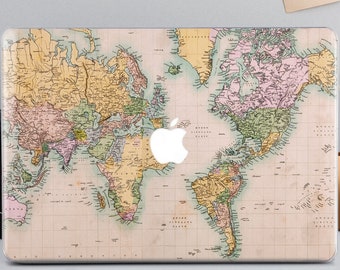 Macbook Pro World Map Case - Etsy UK