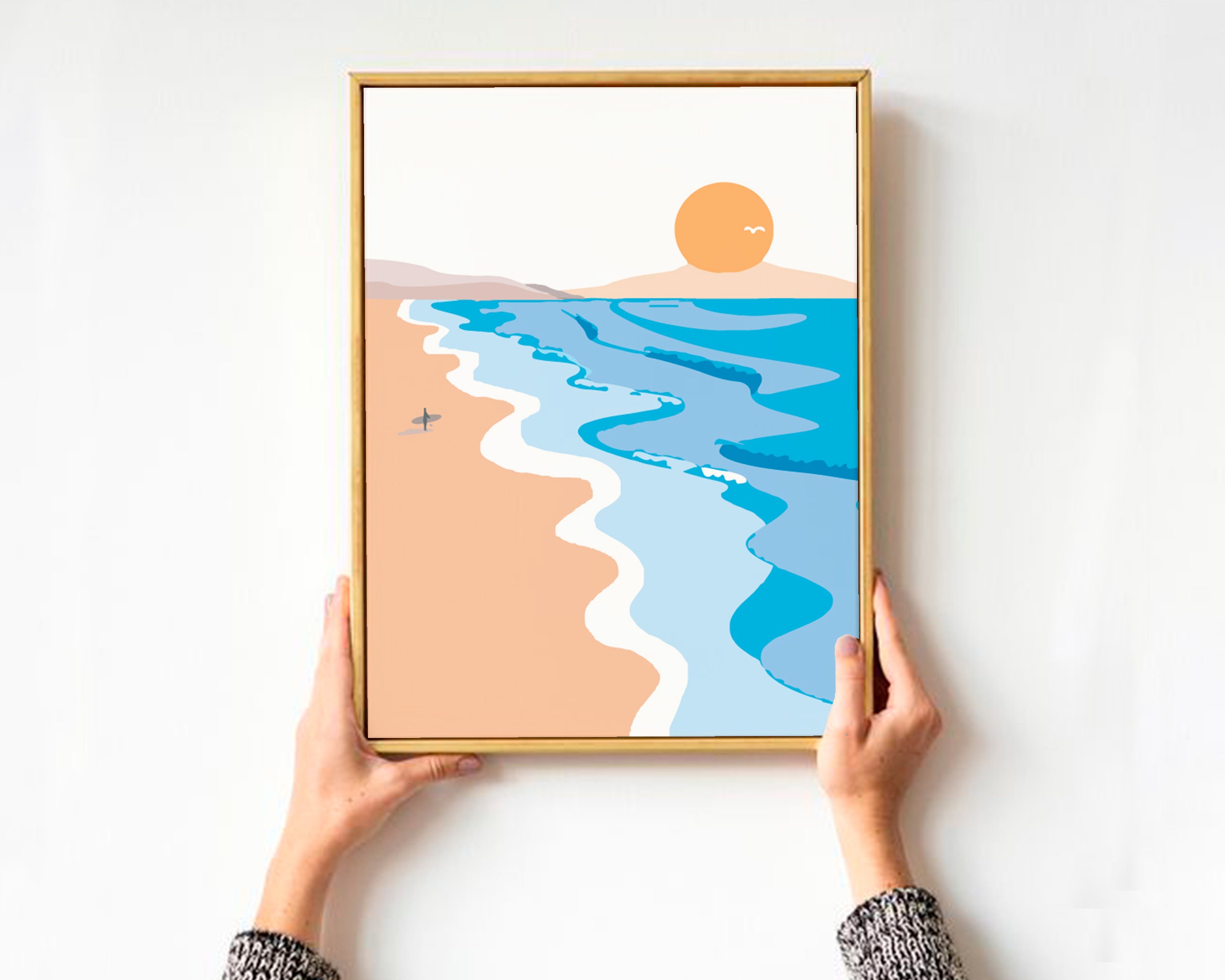 Sunset/ DIY Painting/beach Paint by Number Kit /sea by Number Kit ...