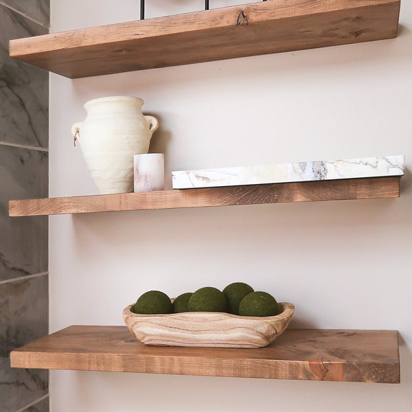 Rustic Floating Shelves - Etsy