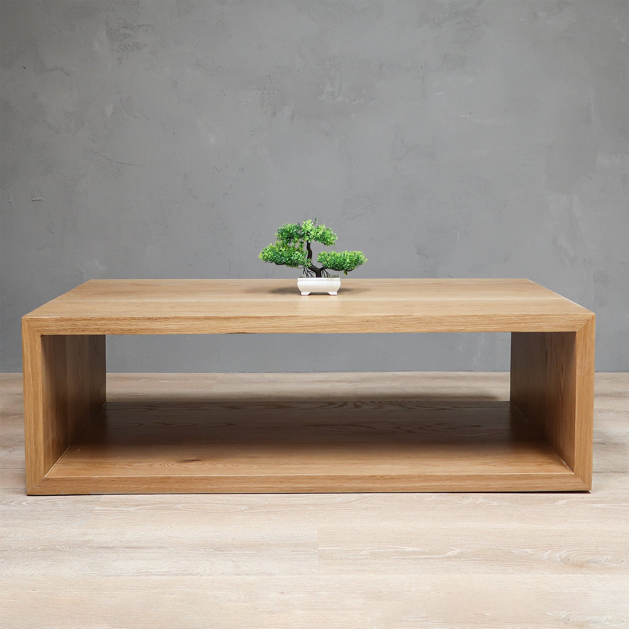 White Oak Square Coffee Table Etsy