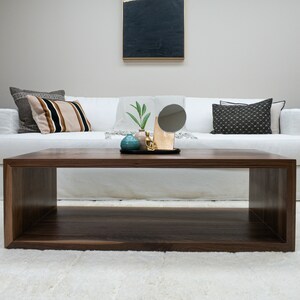 Walnut Square Coffee Table - Etsy