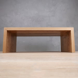 White Oak Waterfall Coffee Table Living Room Coffee Tables - Etsy