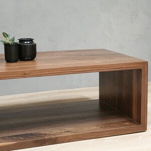 Walnut Square Coffee Table - Etsy