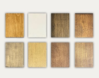 Wood Stain Samples Varathane Color Chart - Etsy