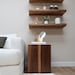 Walnut Box Side Table - Etsy