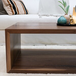 Walnut Square Coffee Table - Etsy