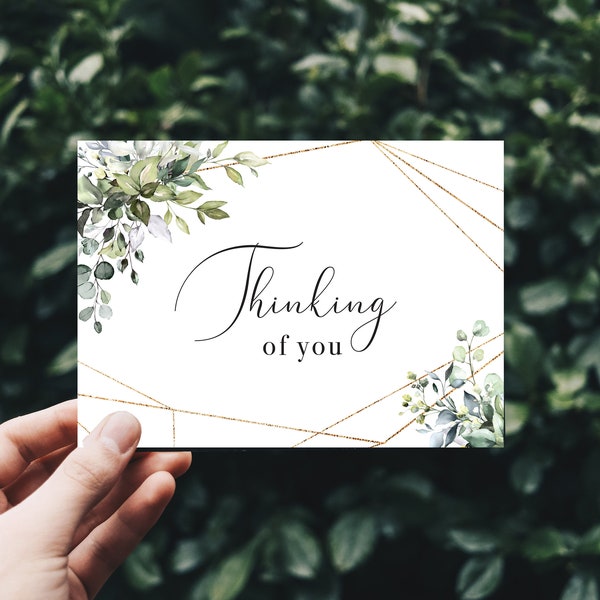 Thinking of You Card - Etsy