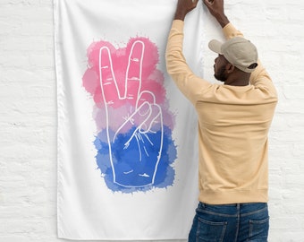 Peace Sign Pride Flag - Etsy