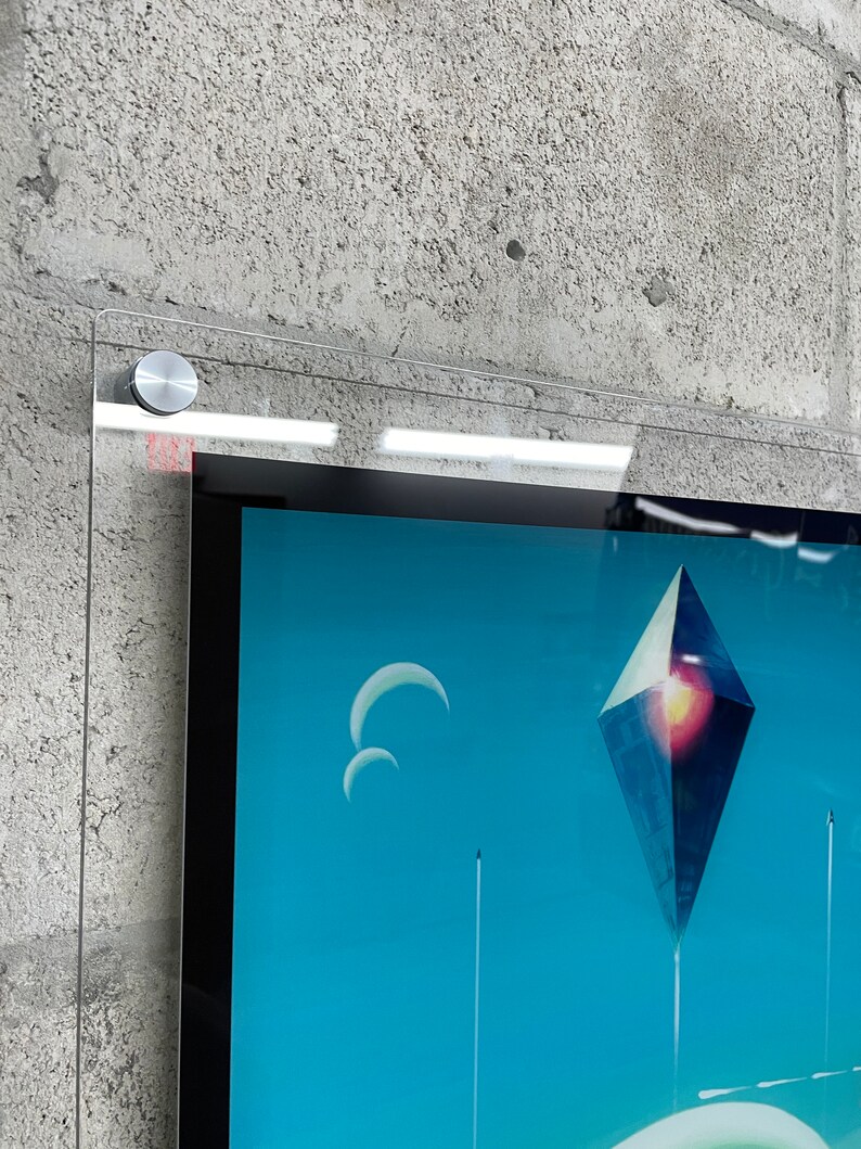 Double Panel Acrylic Floating Frame Choose Your Acrylic Size - Etsy