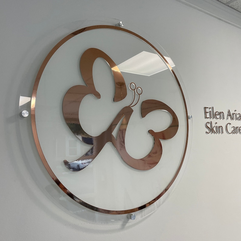 Custom Round Acrylic Sign! Turn Your Logo Into A Round Acrylic Sign ...