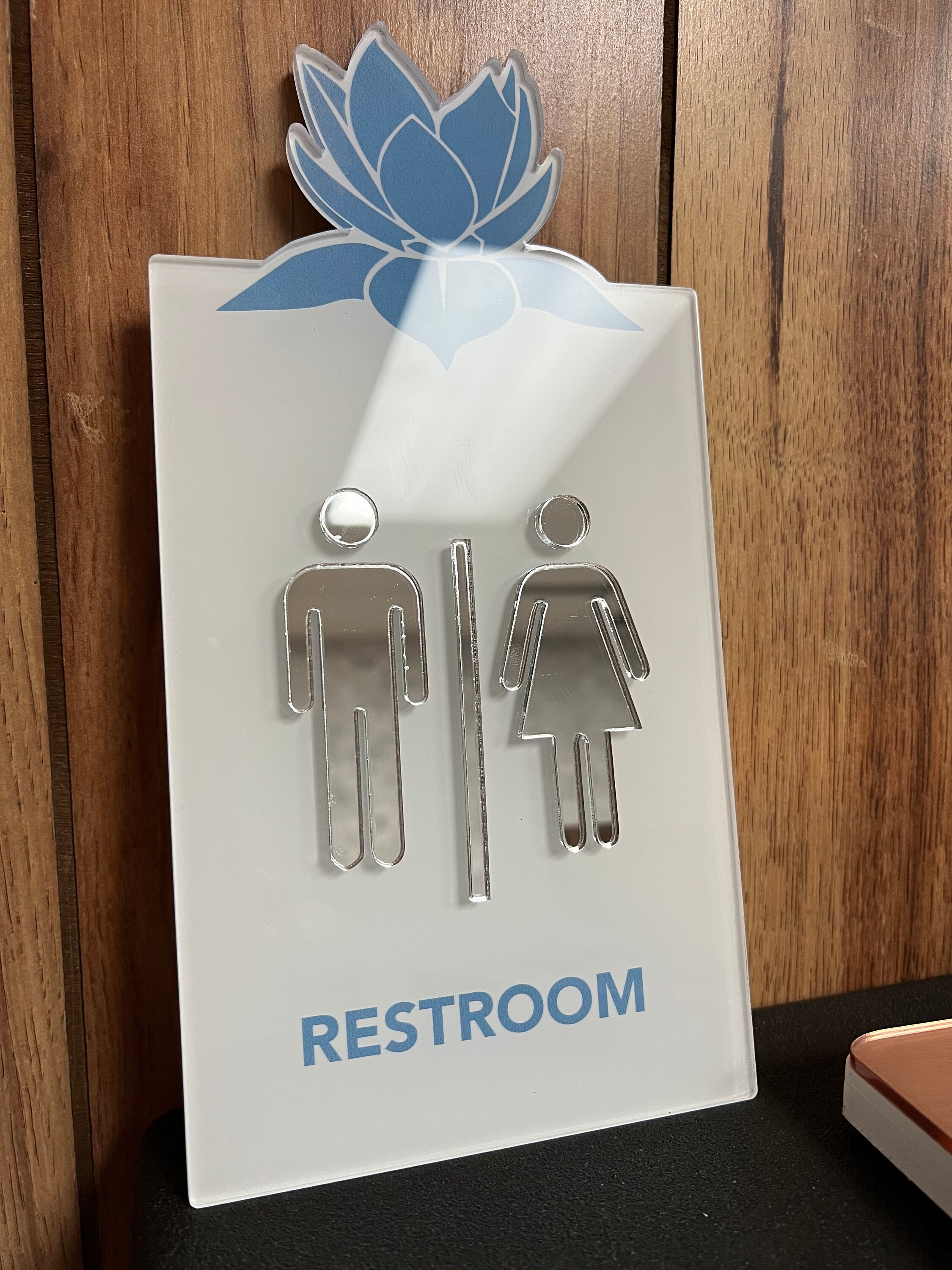 Acrylic Restroom Signage for Offices, Restaurants, Business ...