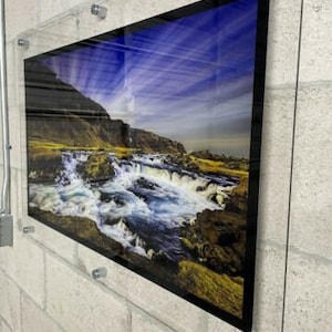 Double Panel Acrylic Floating Frames, Choose Your Custom Size (stand ...