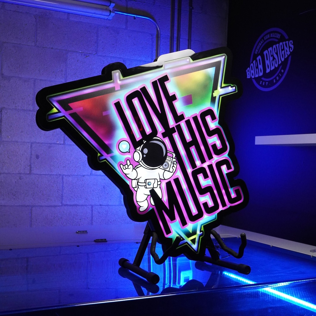 Custom Illuminated Cut-out Signs - Etsy