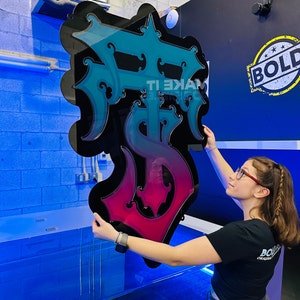 Tattoo Shop Sign - Custom Acrylic Sign - Multilayer Acrylic Sign - Etsy