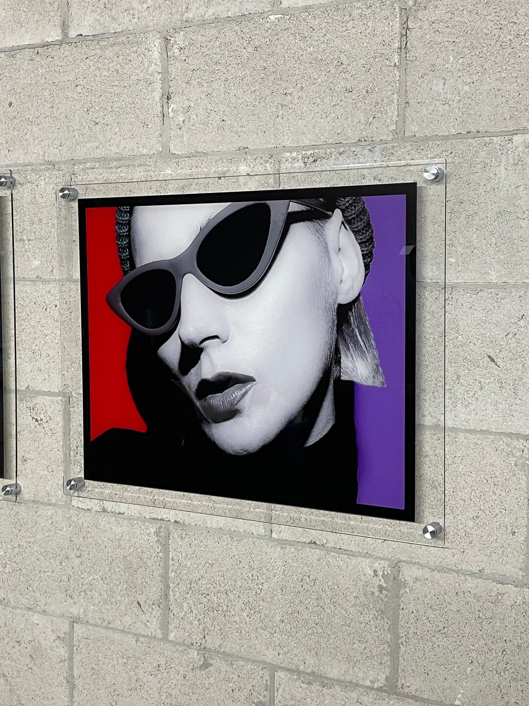 Double Panel Acrylic Floating Frames, Choose Your Custom Size (stand ...