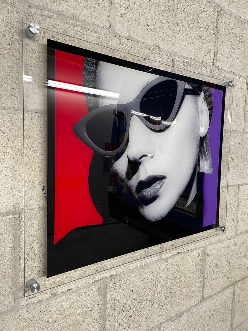 Double Panel Acrylic Floating Frames, Choose Your Custom Size (stand ...