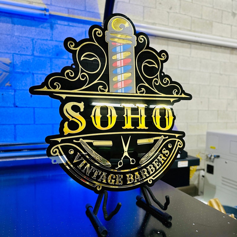 Barber Shop Sign - Etsy