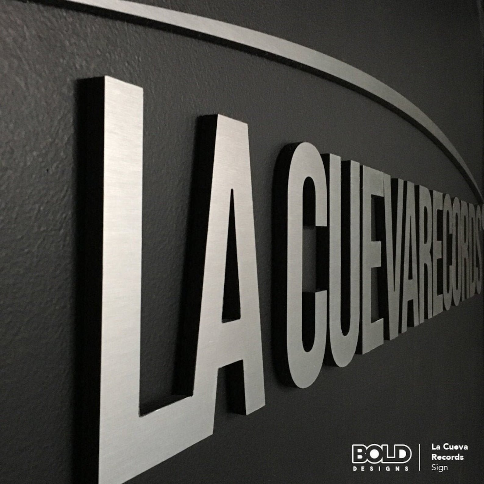 CUSTOM SIGN KIT Dimensional Letters Metal Brushed or Polished Turn Your ...