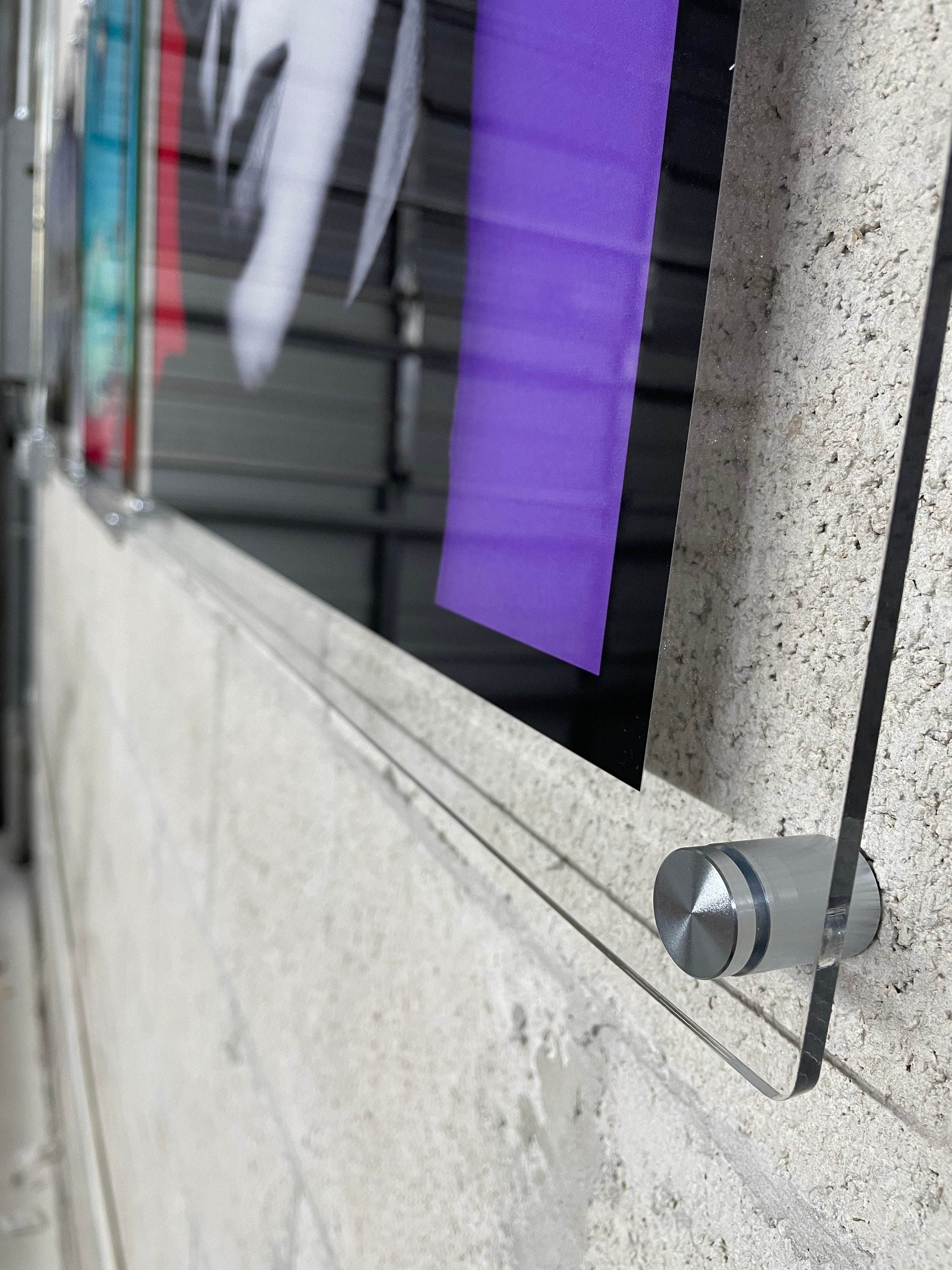 Double Panel Acrylic Floating Frames, Choose Your Custom Size (stand ...