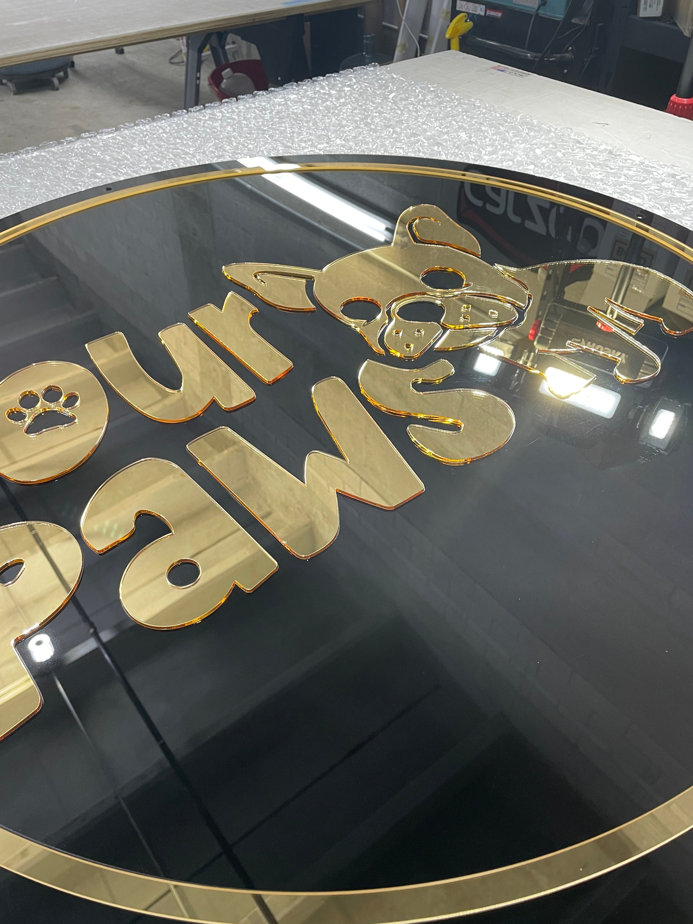 Custom Round Acrylic Sign Turn Your Logo Into A Round Acrylic - Etsy ...