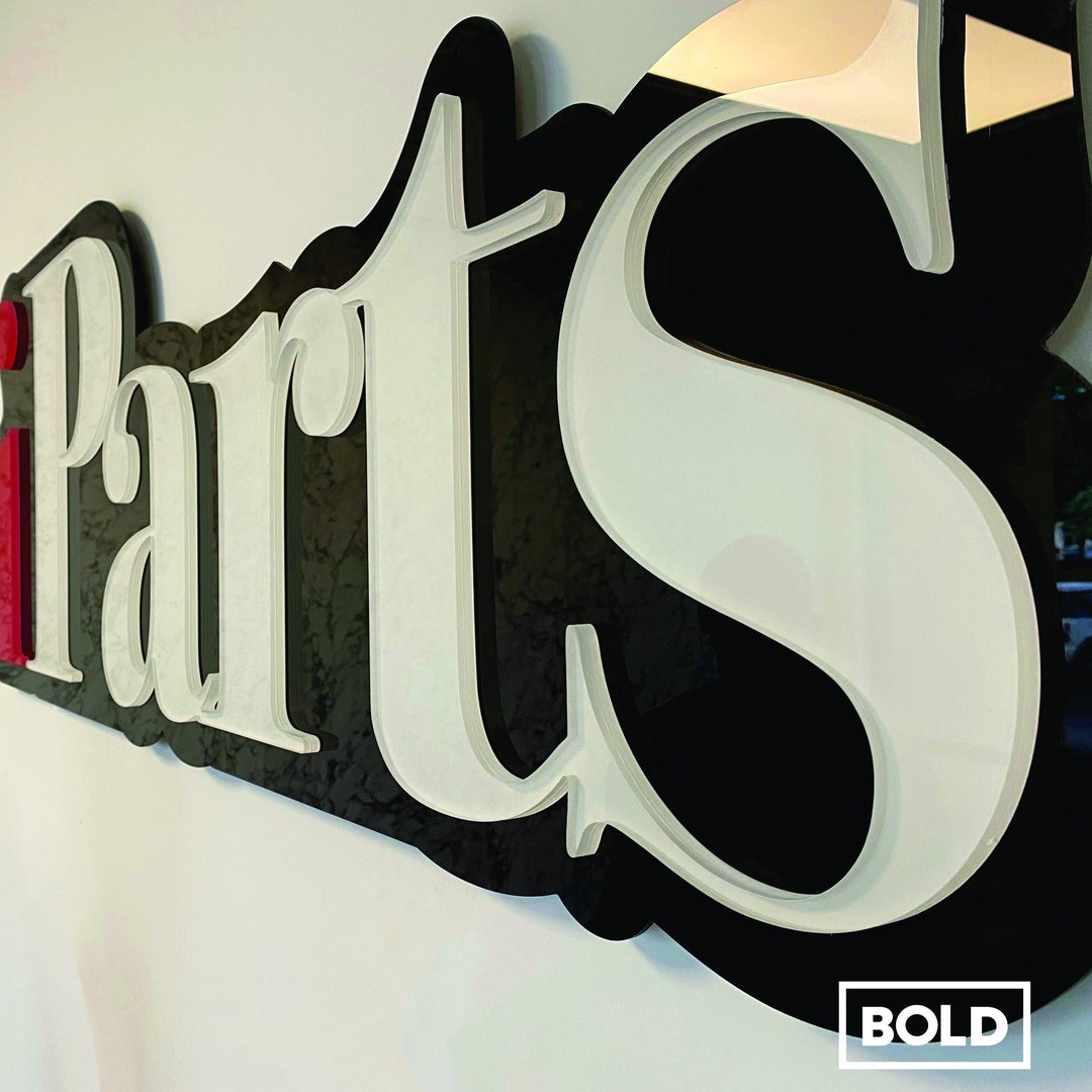 CUSTOM SIGNS! Acrylic Customized Sign With Acrylic or Metal Backplate ...