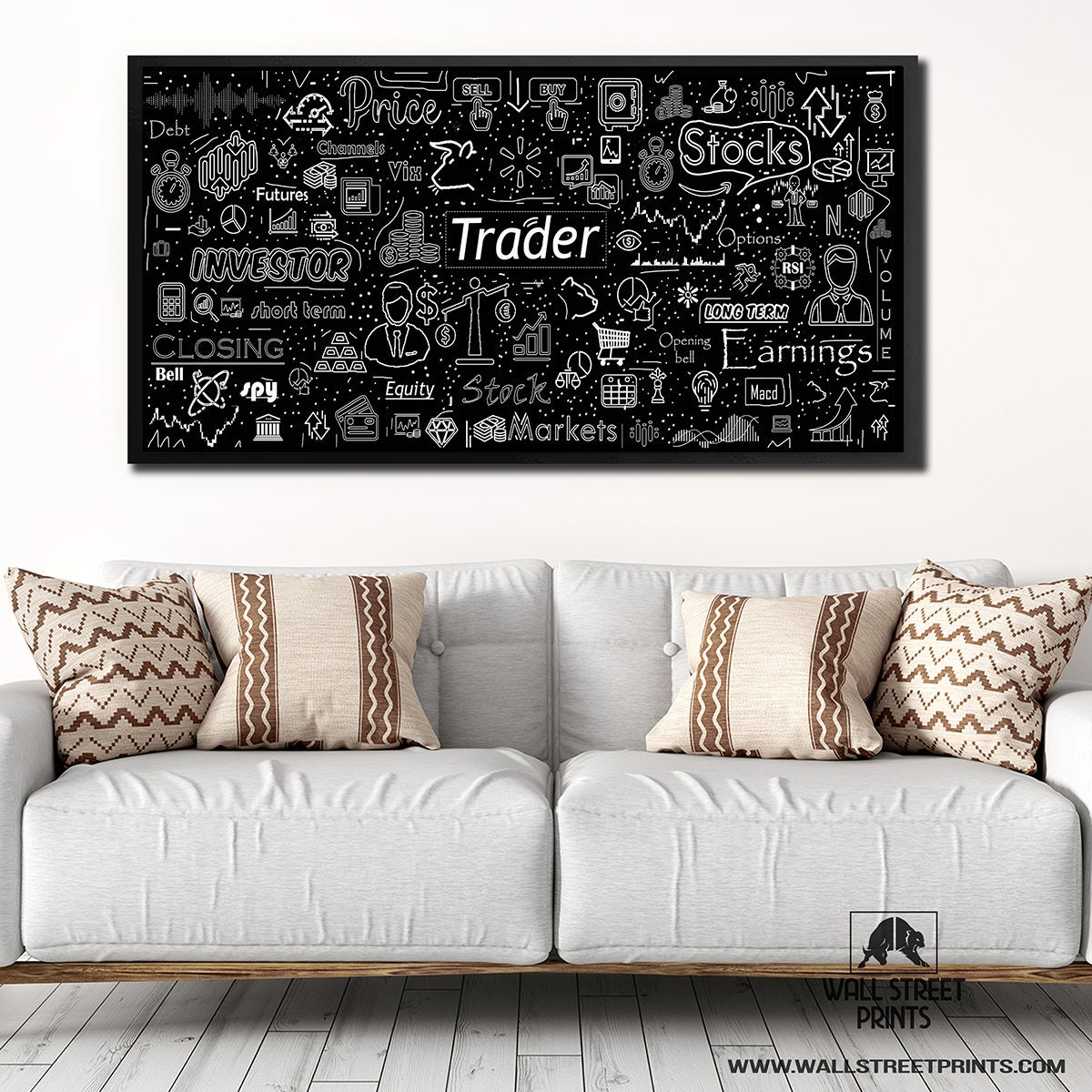 Stock Market Art: Wall Street Finance Decor - Etsy