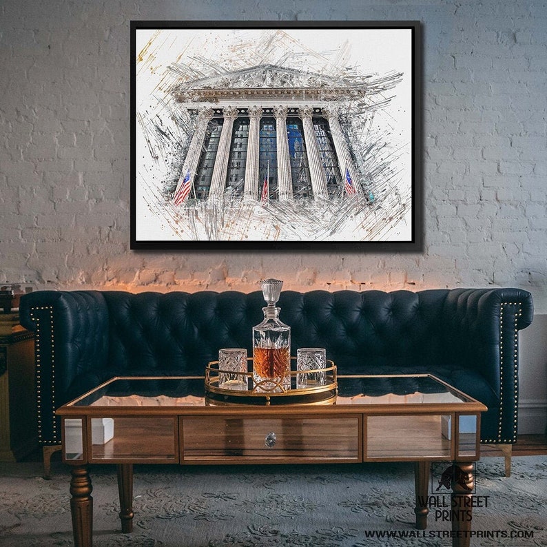 Finance Wall Art Artwork and Print for Wall Stock Market | Etsy