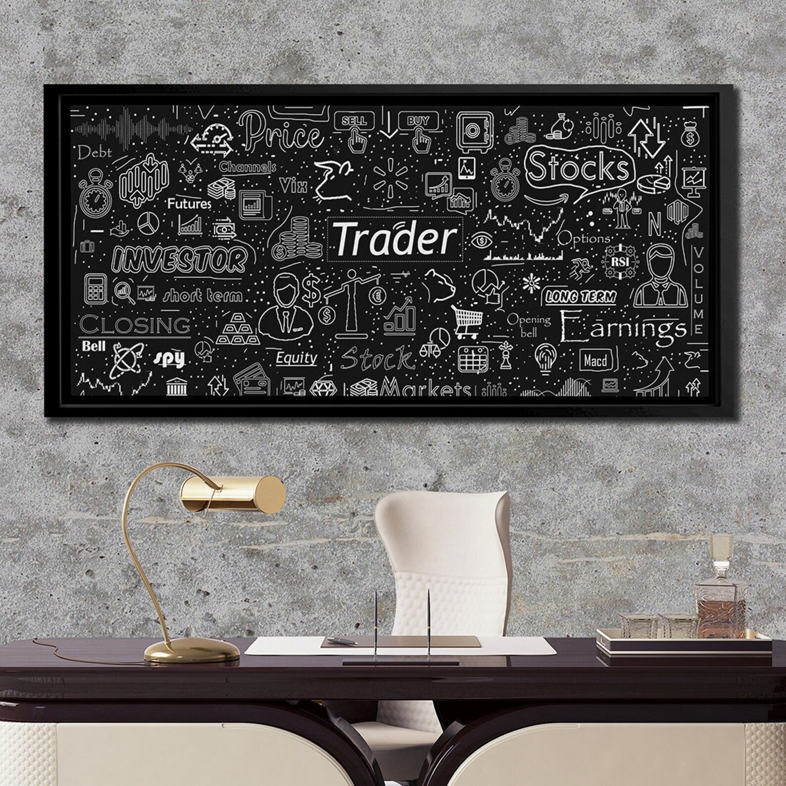 Stock Market Art: Wall Street Finance Decor - Etsy