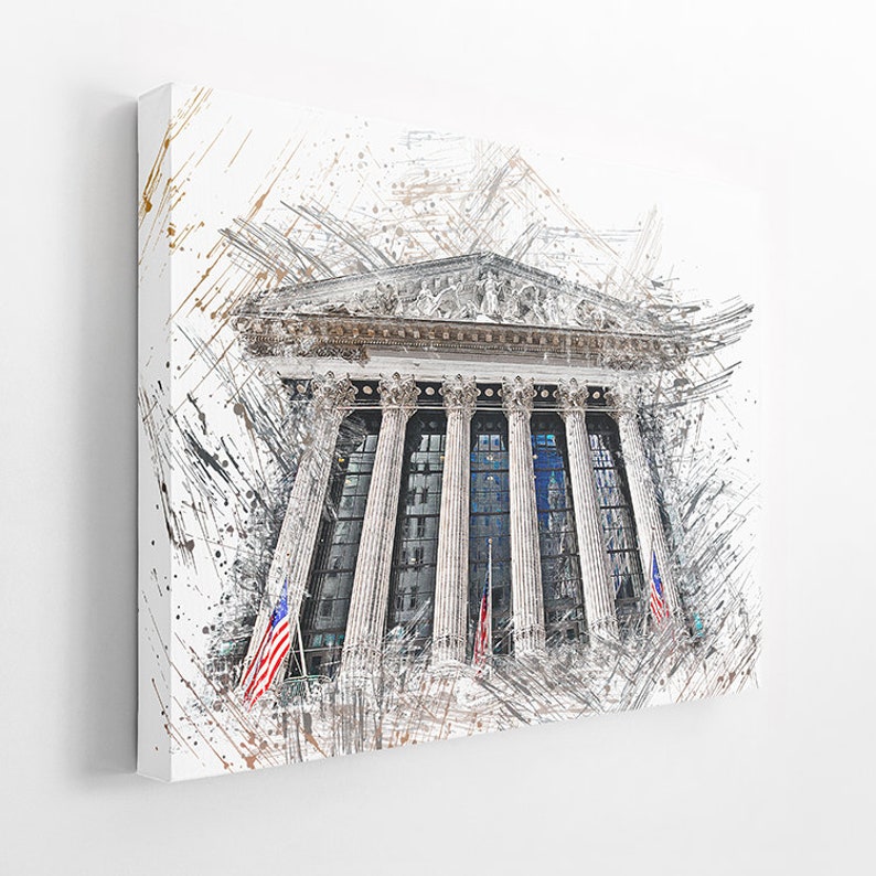 Finance Wall Art Artwork and Print for Wall Stock Market | Etsy