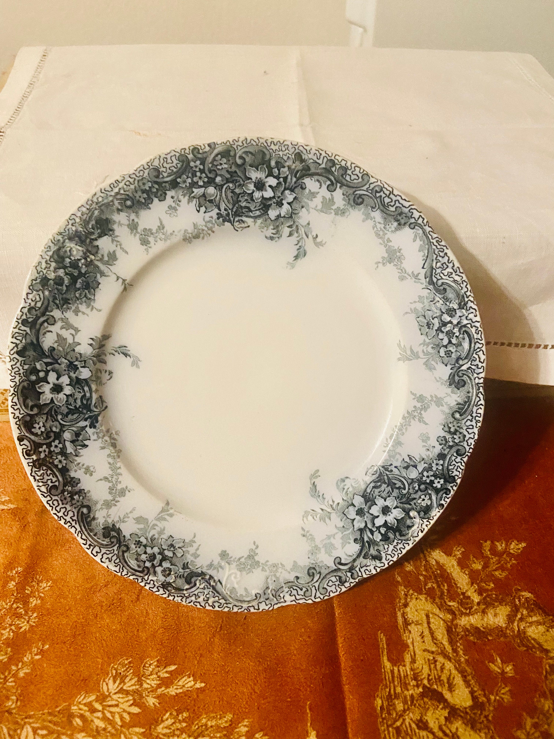Vintage Alfred Meakin Medway Flow Blue Small Plate - Etsy