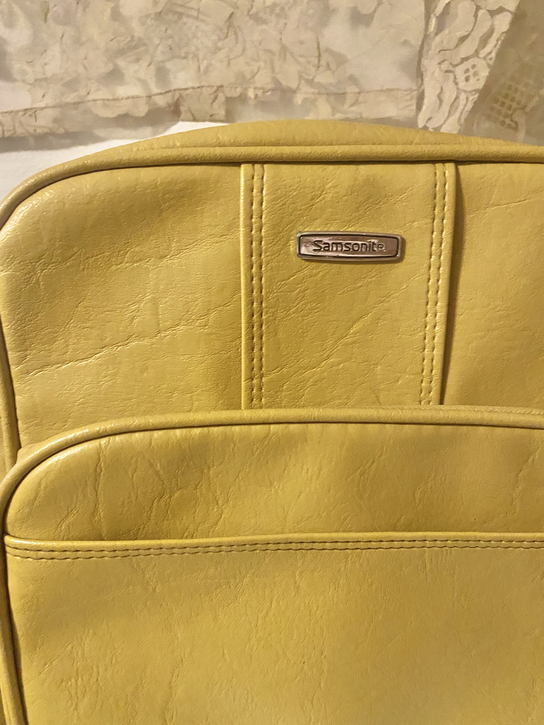 Vintage Mustard Yellow Samsonite Overnight Small Luggage Bag - Etsy Ireland