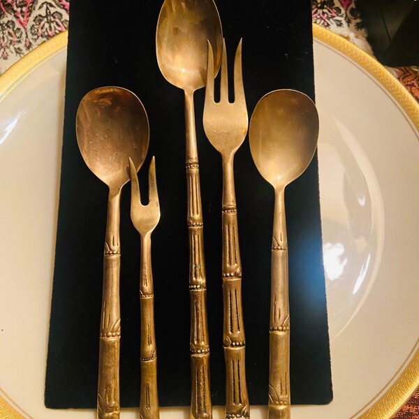 Bronze Flatware - Etsy