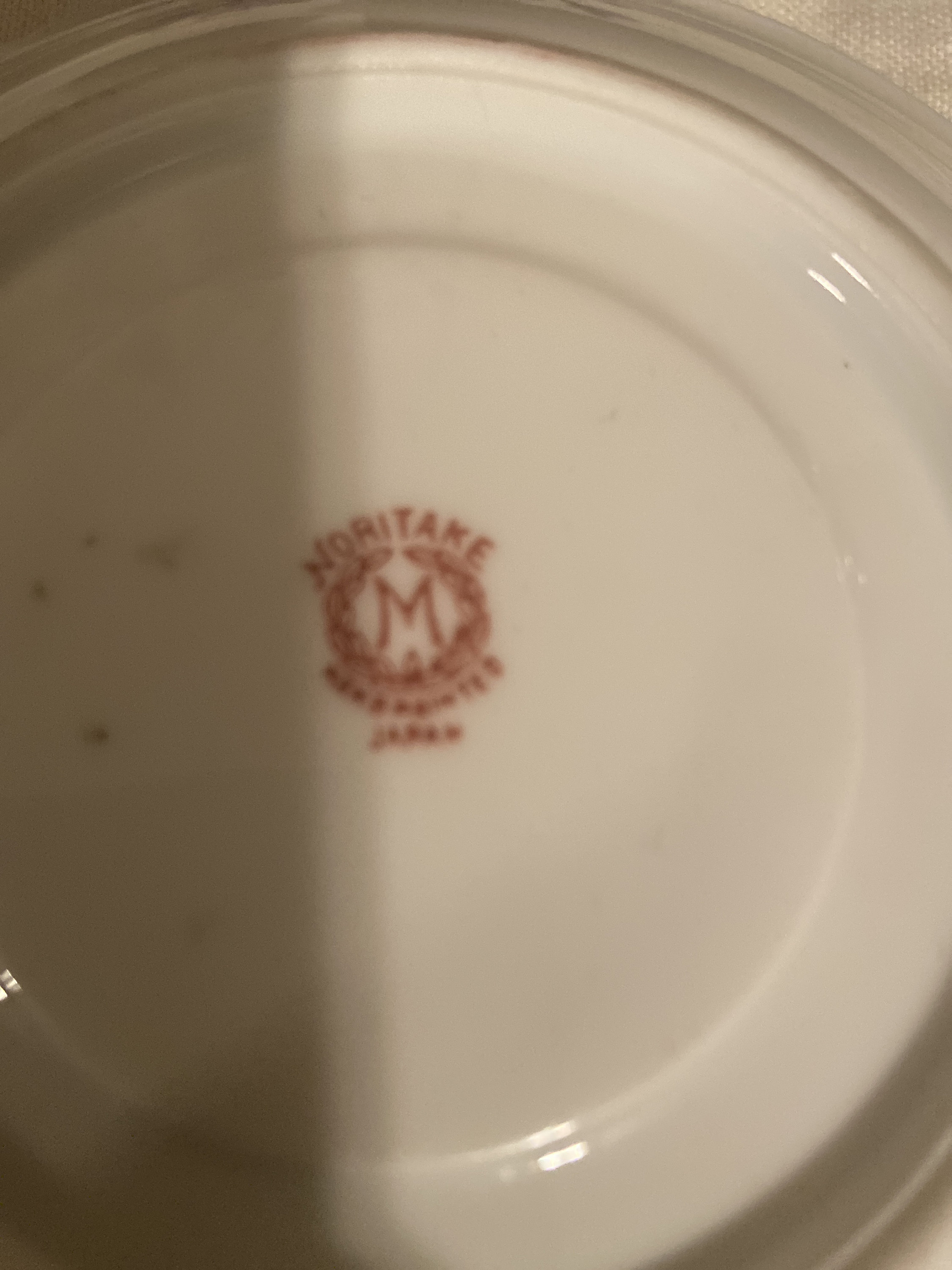 Juego de 3 platillos noritake vintage rojo M backstamp - Etsy España