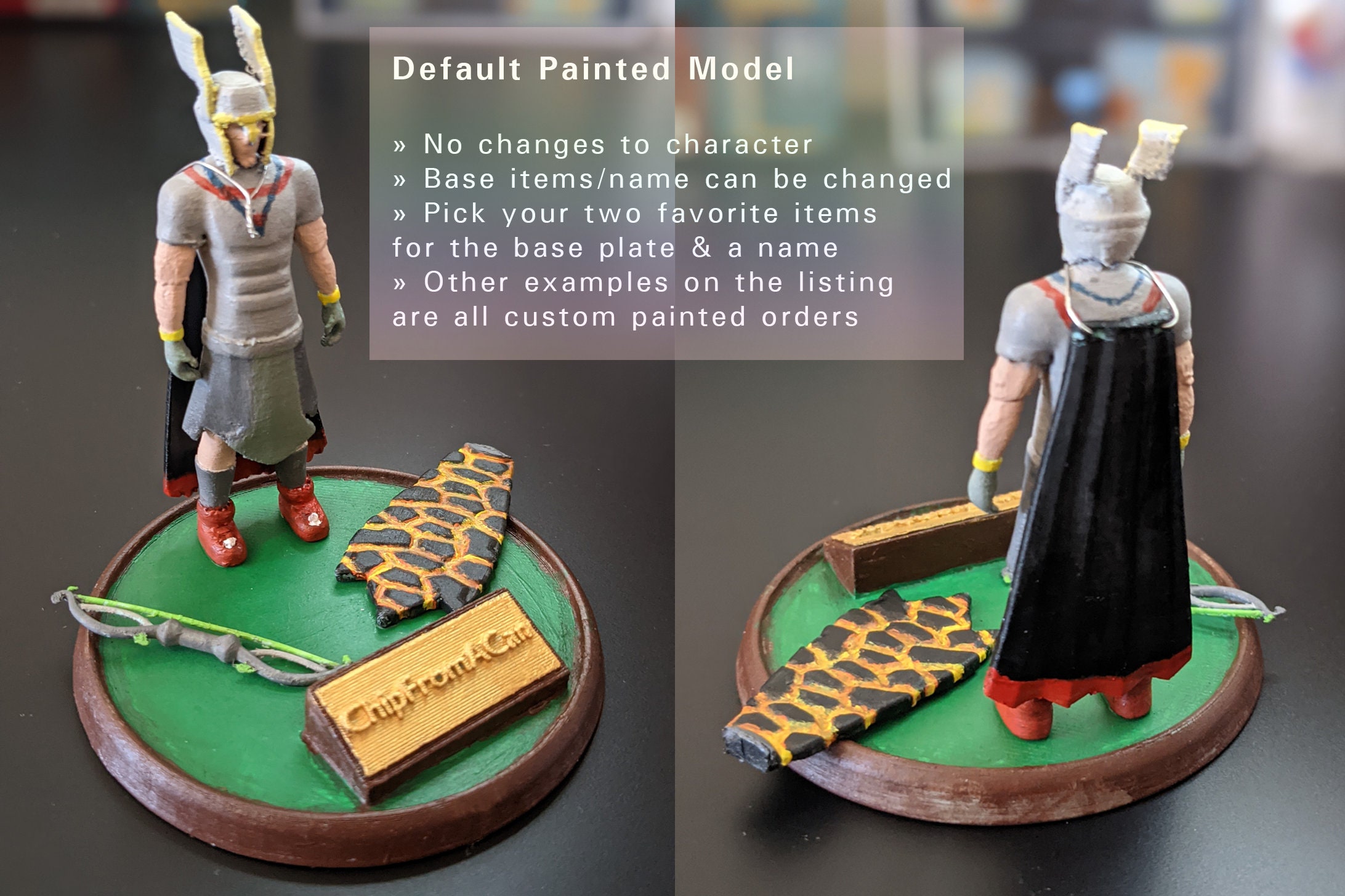 Runescape Custom Character 3D Print RS3 Runescape 3 OSRS | Etsy