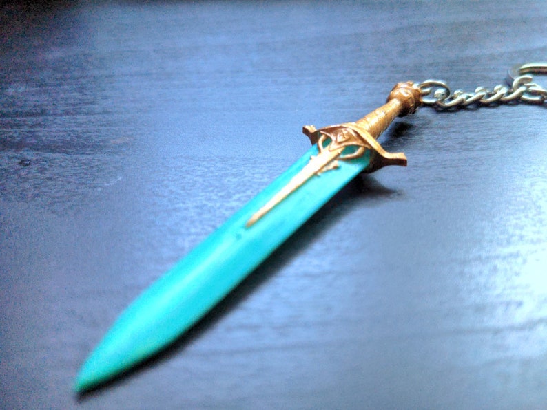 Dark Souls Inspired Moonlight Great Sword Keychain DS / DS2 / - Etsy