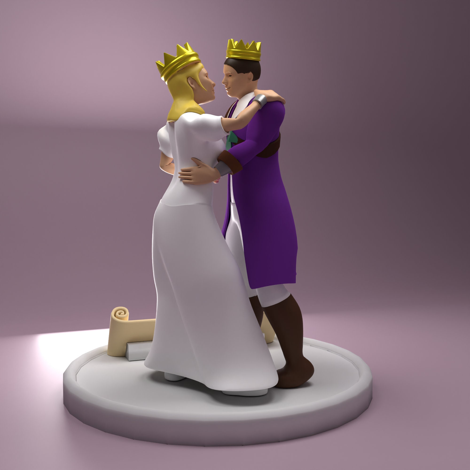 Runescape Custom Couple Wedding Topper 3D Print RS3 - Etsy