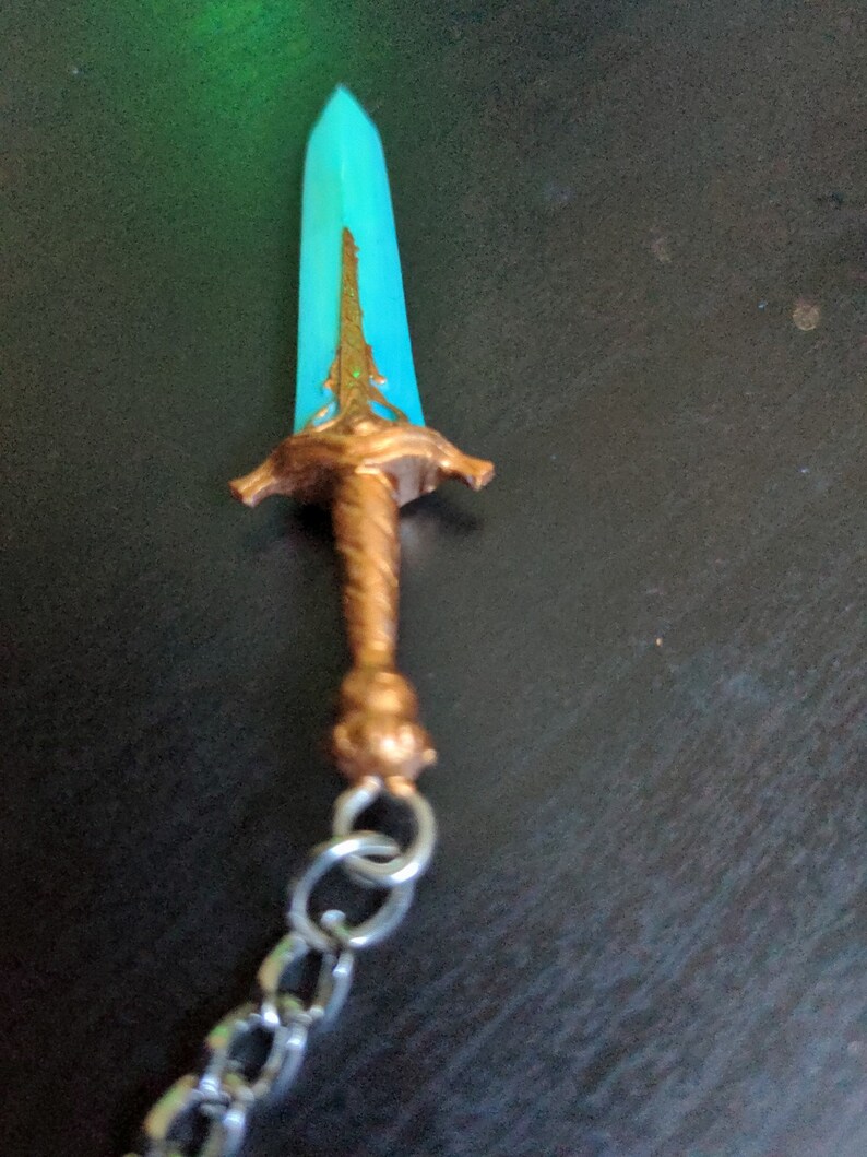 Dark Souls Inspired Moonlight Great Sword Keychain DS / DS2 / - Etsy