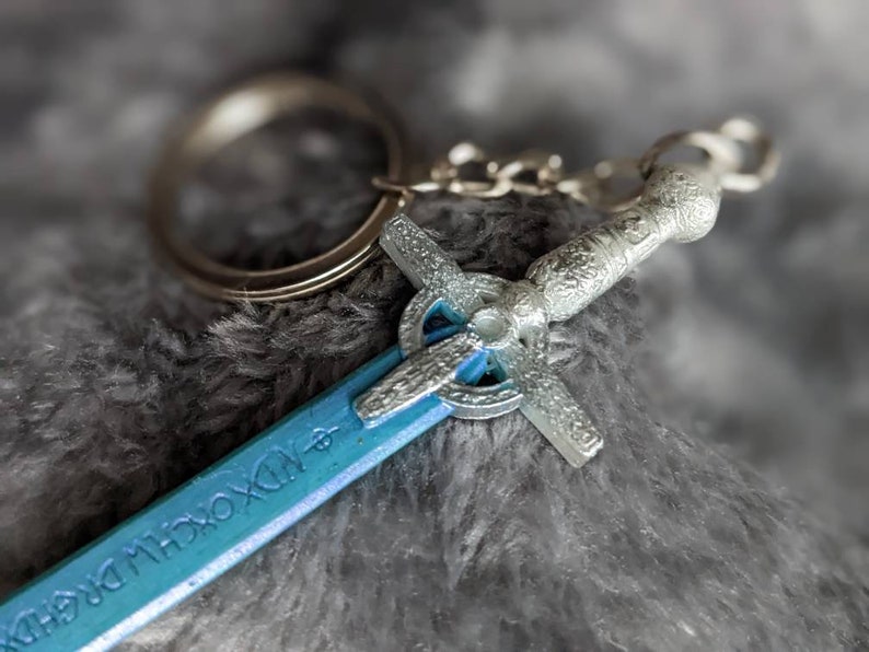 Warrior Nun Inspired Divinium Sword Glow in the Dark Keychain - Etsy