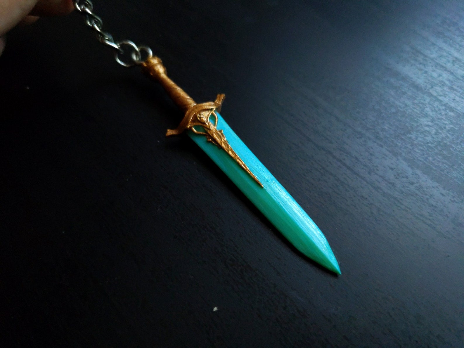 Dark Souls Inspired Moonlight Great Sword Keychain DS / DS2 / - Etsy