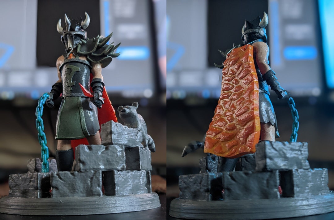 Runescape Custom Character 3D Print RS3 Runescape 3 OSRS Old School RS ...
