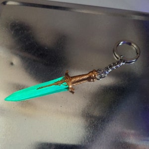 Dark Souls Inspired Moonlight Great Sword Keychain DS / DS2 / - Etsy