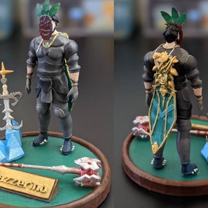 Runescape Custom Character 3D Print | RS3 | Runescape 3 | OSRS | Old ...
