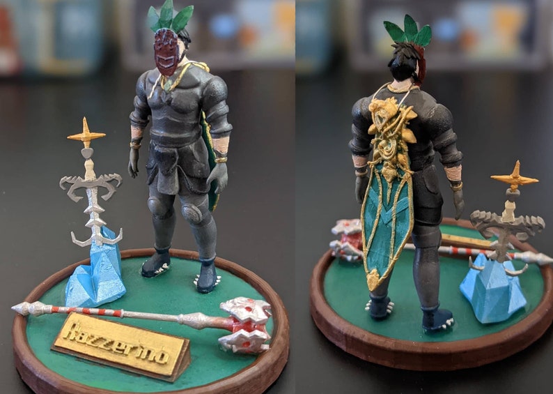 Runescape Custom Character 3D Print RS3 Runescape 3 OSRS - Etsy