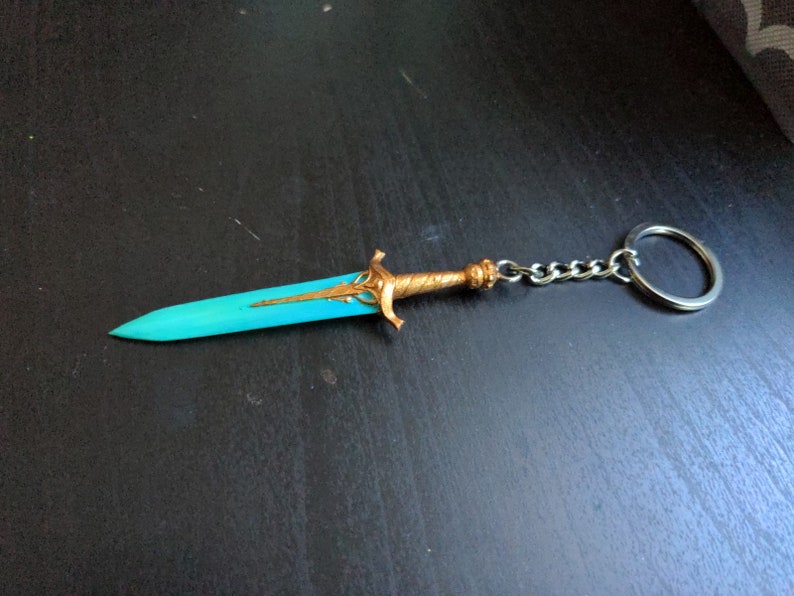 Dark Souls Inspired Moonlight Great Sword Keychain DS / DS2 / - Etsy