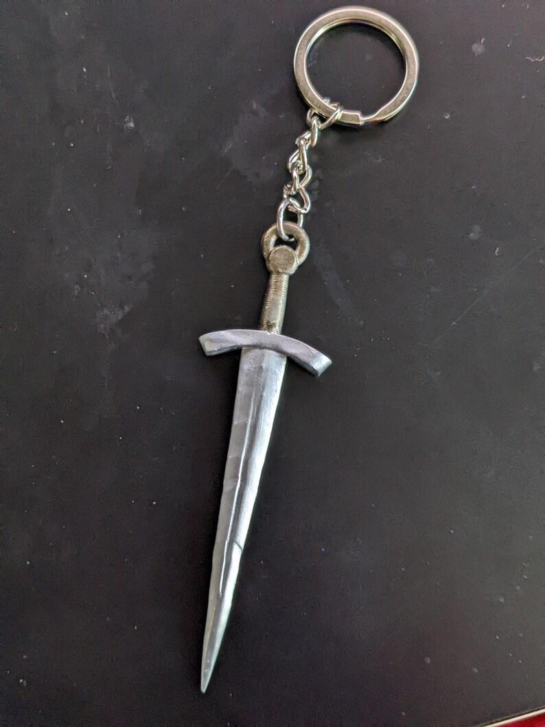 Medieval Broadsword Keychain 3D Print Accessory - Etsy