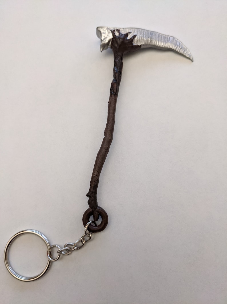 Dark Souls Inspired Lifehunt Scythe 3D Printed Resin Keychain - Etsy